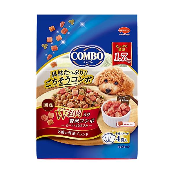・ブルー  コンボ・具材たっぷりごちそうフード!ビーフ粒&amp;ささみ粒入り