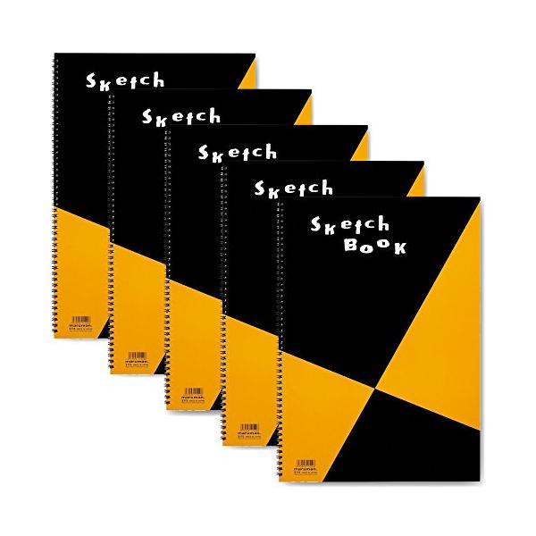5冊・ホワイト A3 S115x5 SET・・Size:A3Style:5冊・品質の高い国産オ画用紙使用、幅広い支持層を持つ定番スケッチブック。・発色が良く、傷みにくい強度を備えたナチュラルホワイトの画用紙。・【サイズ】A3(420mm×2...