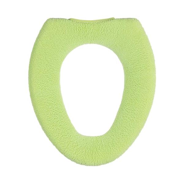 【便座カバー】O型グリーン/幅25×奥行16×高さ2cm/YNO-256・Color:グリーンStyle:【便座カバー】O型・パッケージ個数:1・●トイレ便座カバー　O型・素材：アクリル100%　原産国：中国・カラー：グリーン・●かぶせて留...