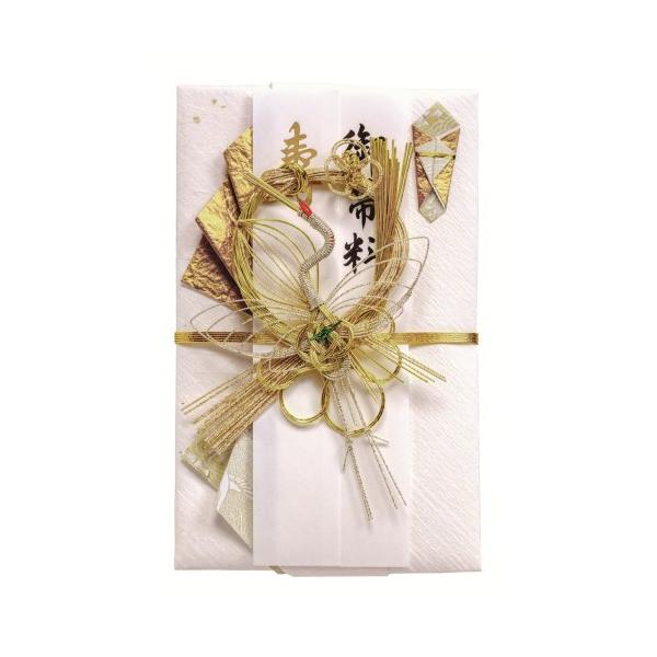 梅鶴・ゴールド 140×225mm キ-652・・Style:梅鶴・鶴の飾りと雲竜のきらめく原紙に上質感が漂う大判の金封。婚礼用だけでなく、結納の目録などにも利用可能。・【用途】婚礼・一般御祝・目録 【金額の目安】5万円~300万円くらいま...