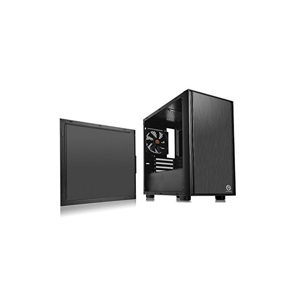 ミニタワー・ブラック H17 CA-1J1-00S1NN-00・CS7096 日本正規代理店品 保証1年・シンプルでスタイリッシュなフロントデザイン・microATX、Mini-ITXのマザーボードに対応・最大5基のケースファンの取り付けに...