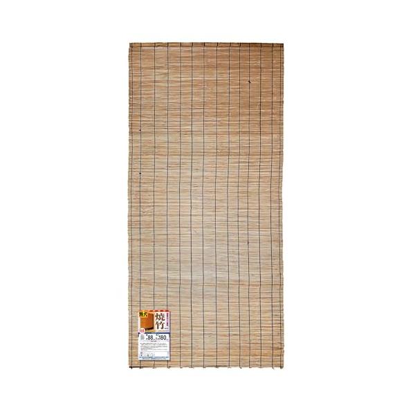 シンプルブラウン/丈180 cm x 幅88 cm (1枚組)/4978860046406・Size:丈180 cm x 幅88 cm (1枚組)・パッケージ個数:1・?すだれ専門店 水勘製簾所が作る焼竹すだれです 取り付けは 水勘製簾所 ...