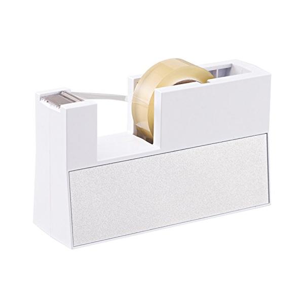 【単品】テープカッター・白/小巻  TC-CBK5・・Color:白/小巻Style:【単品】テープカッター・【サイズ】47mm×138mm×83mm・【使用可能テープ】幅18mm以下、外径55mmまで。小巻20mが使用可能・【本体/プーリ...