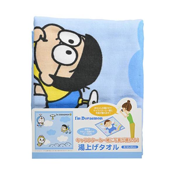 ベビー用 ドラえもん タオル (ガーゼ)ドラえもん/90×90cm/2805014200・Color:ドラえもん・パッケージ個数:1・サイズ:90×90cm/生産国:中国・組成:綿/仕様:表:ガーゼ・裏:無撚糸・染料プリント・お風呂上りの赤...