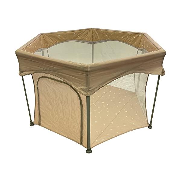 ベージュ/135×135×74cm/142-02-08-033・Color:ベージュ・商品サイズ（cm）：幅約135×奥行約135×高さ約74・商品重量：約6kg・材質：スチール・ポリエステル・ポリプロピレン