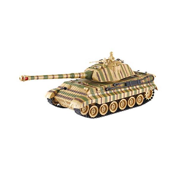 ・  WBT-1KT・全長約33cmの赤外線バトルシステム搭載ラジコン戦車。エンジン始動アクション、前進・後退・左右・超信地旋回、旋回砲塔、主砲の砲撃 (反動と音と光)、機銃射撃、また大迫力リアルサウンドで、1台でも充実のファンクション。・...