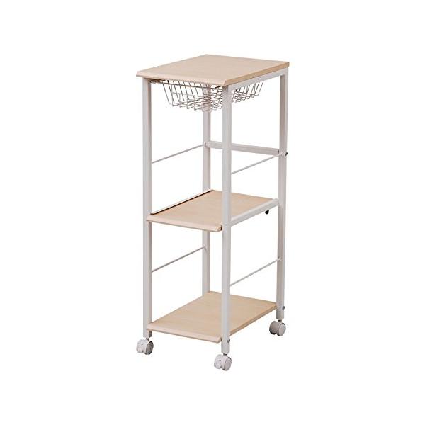 ・ナチュラルメイプル 幅30・奥行42 KPB2942NM/IV・・Color:ナチュラルメイプル・お客様組立品・メーカー型番: KPB2942NM/IV・本体サイズ: 幅30×奥行42×高さ88cm・バスケット内寸: 幅14×奥行32×深...