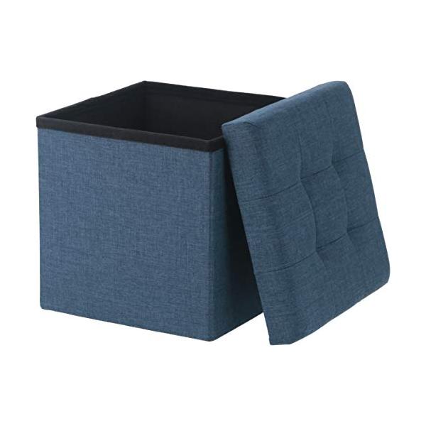 スツール・ネイビー 30×30×30cm 85993・・Color:ネイビーStyle:スツール・サイズ:幅30×奥行30×高さ30cmm、内寸:27×27×27cm・本体重量:1.5kg、耐荷重:80kg・素材・材質:ポリエステル・不織布...