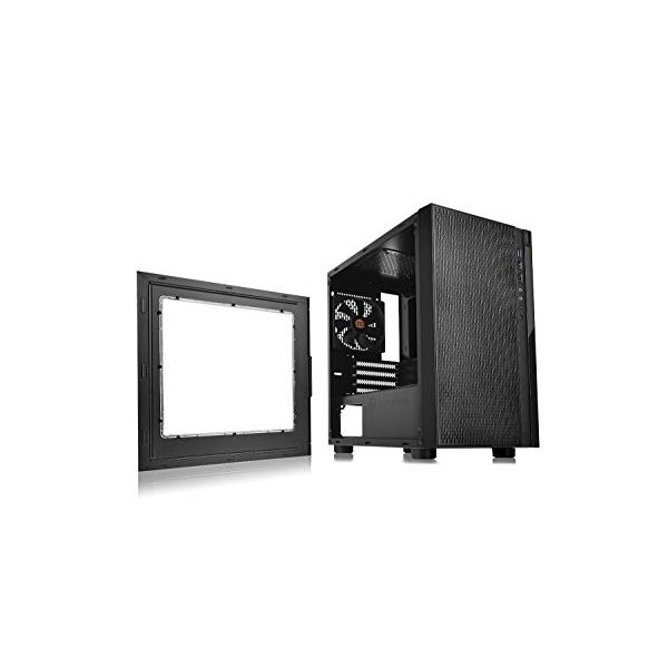 ミニタワー・ブラック H18 CA-1J4-00S1WN-00・CS7097 日本正規代理店品 保証1年・材質:SPCC・アクリルウィンドウのサイドパネルを搭載・冷却効率を高めるフロントメッシュパネルを採用・microATX、Mini-IT...