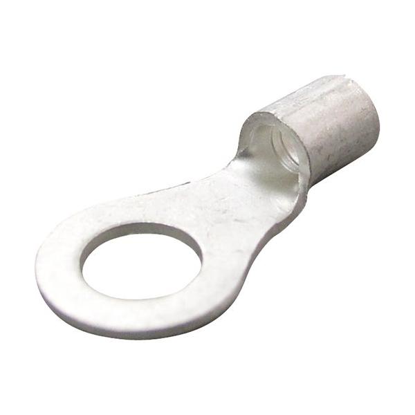 R5.54N・ φd2:4.3 R5.54N・・Style:R5.54N・電線抱合範囲より線mm[[の2乗]]:2.63~6.64・電線抱合範囲AWG:12-10・色:シルバー・全長(mm):17.2・スタッド径(mm):4.3