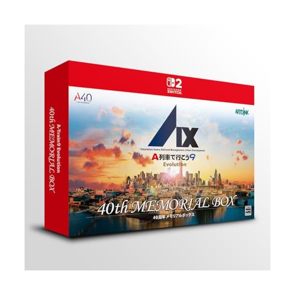 -/-/ATDK-NS204・PlatformForDisplay:40周年メモリアルボックスEdition:限定無し・パッケージ個数:1・「A列車で行こう9 Evolution」と限定記念グッズを詰め込んだ、40周年記念の特別仕様。・19...