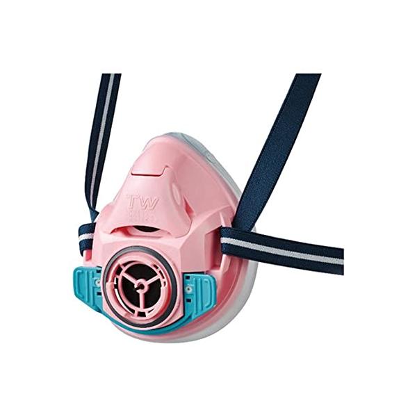 design・ピンク M 11967・・Color:ピンクSize:MPatternName:単品・入数:1個　本体重量:115ｇ・※面体のみの販売です。吸収缶やフィルタは別売です。・色:PI 撫子色 (フィットチェッカー:浅葱色)・サイズ...