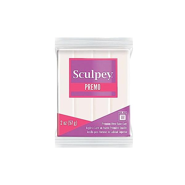 ・ホワイト トランスルーセント  PE02 5527・・Color:ホワイト トランスルーセント・オーブンで焼成すると固まります。15分/6ｍｍ厚・自然には乾燥しないので、ゆっくり時間をかけて制作できます・焼成後も色や大きさは変化しません・...