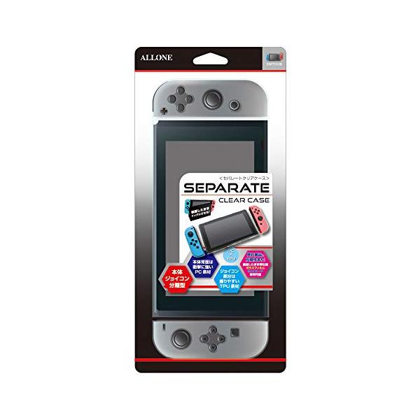 クリア/Switch/ALG-NSSPCC・パッケージ個数:1・【セパレート型】本製品はセパレートタイプとなっており、ゲーム機本体とジョイコン別々に装着することができます。ゲーム機本体には頑丈なポリカーボネイト素材を、ジョイコン部分には握り...