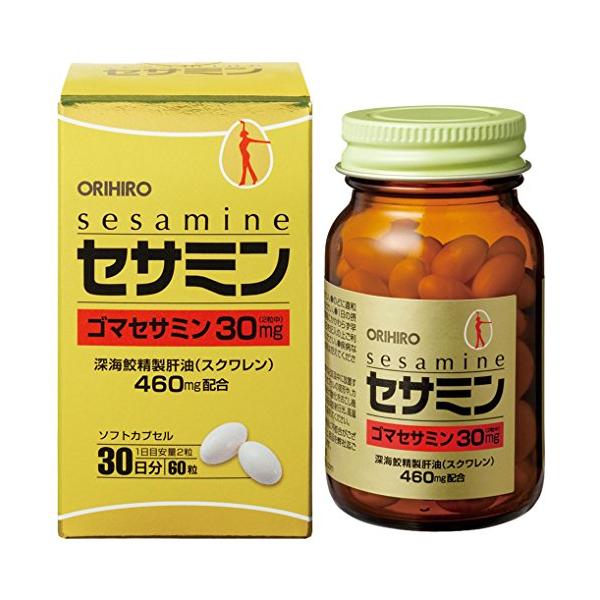 ・金 60粒 (x 1) 60209214・・PackageQuantity:1・(b)栄養成分 :(/b) 製品2粒中:セサミン 30mg、スクワレン 460mg・(b)原産国 :(/b) 深海鮫精製肝油:インド、フィリピン、ゴマ抽出物:...