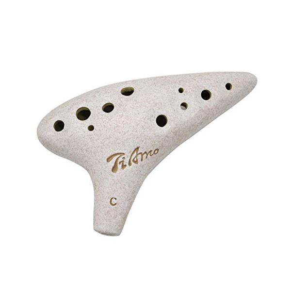 アルトC・WHITE  T-NACWH・・Color:WHITEStyle:アルトC・アルトC調オカリナ・ティアーモオカリナは初心者でも簡単に吹けるように、指の穴が小さめに出来ており、 指孔が指になじむように多少凹んでいるのが特徴です。・ア...