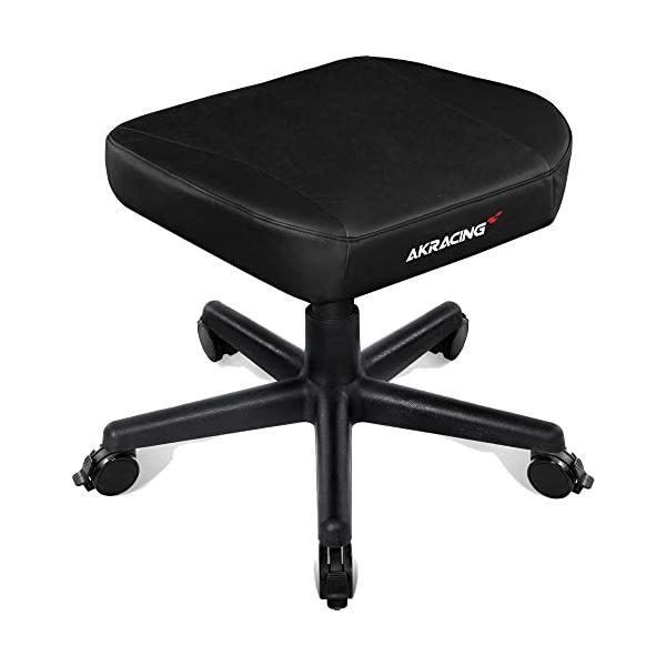 単品・ブラック 大 AKR-FOOTREST-BLACK・・Color:ブラック・AKRacingオフィスチェア・ゲーミングチェアと組み合わせて使用できる足置き台(オットマン)です・AKRacing Premiumシリーズと相性の良いブラッ...