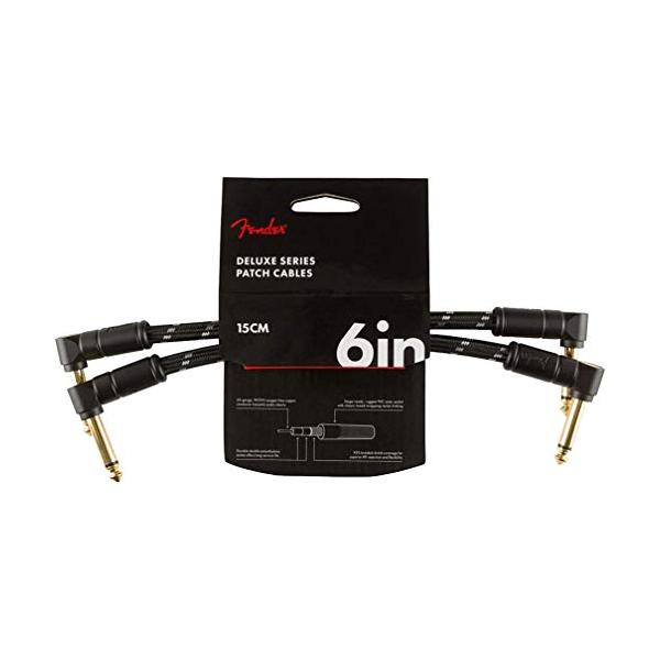 L/L・ブラックツイード(2パック) 6' 990820087・・Size:6'Style:L/LColor:ブラックツイード(2パック)・コネクター:1/4インチ(ストレート-ストレート型/ストレート-L字型/L字-L字型)、24K金メッ...