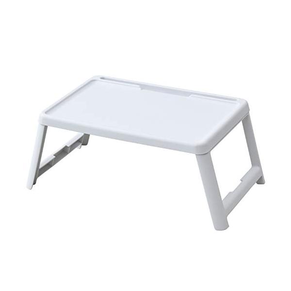 折りたたみミニテーブル・1)ホワイト 幅63×奥行35cm CFT-5035(WH)・・Color:1)ホワイト・完成品(組立不要)・本体サイズ:幅63×奥行35×高さ25ｃｍ、折りたたみ時サイズ：幅52×奥行35×厚み4cm・天板内寸(突...