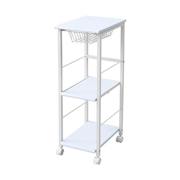 お客様 組立 品・ホワイト 29.5×42×87.5cm KPB-2942(WH)・・Color:ホワイト・お客様組立品・本体サイズ:幅29.5×奥行42×高さ87.5cm・材質:フレーム:スチール(粉体塗装)、棚板:PVC化粧繊維板・原産...