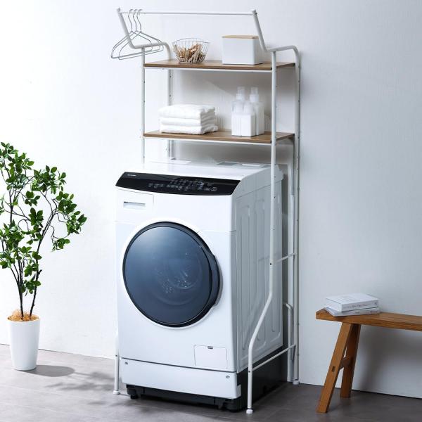 幅固定タイプ(70cm)・ホワイト/ハンガーバー付き 70×53×180cm HSLR-695R・・Color:ホワイト/ハンガーバー付きStyle:幅固定タイプ(70cm)・商品サイズ（cm）【本体】幅約70×奥行約53×高さ約180【棚...