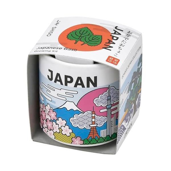日本しそ／日本/約4.3×4.3×4.8cm/GD-99701・Color:しそ／日本・パッケージ個数:1・商品サイズ:約4.3×4.3×4.8cm・商品重量:0.08kg・素材:陶器・栽培の際は説明書をよくお読みください