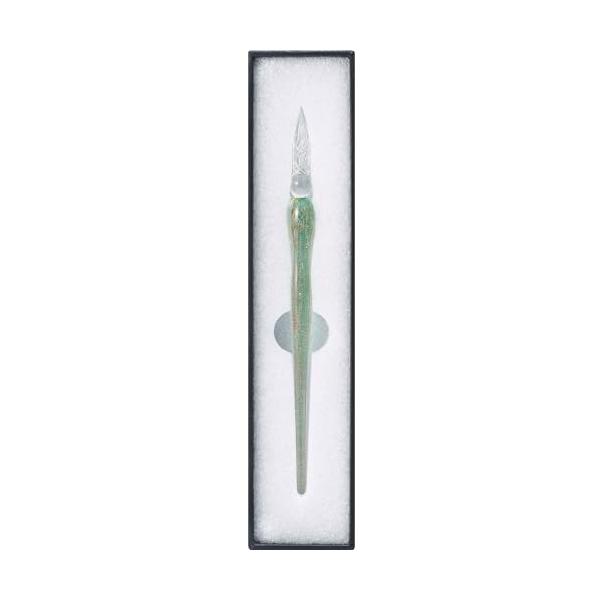 ・ライトグリーン  GLA-LG・・Color:ライトグリーン・サイズ/重量:168x13x13mm/20g・材質:硬質ガラス・ペン先を保護するキャップ付・※ハンドメイドのため個体差がございます。