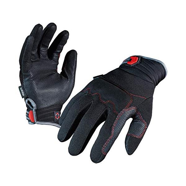 ・ L KX-02A・・Size:L・[材質] ●甲部:ポリエステル、ナイロン、ポリウレタン、エチレン酢酸ビニル ●手のひら部:ポリエステル、ポリウレタン ●袖部:クロロプレンゴム、ポリ塩化ビニル、ナイロン、ポリエステル、ポリウレタン・[特...