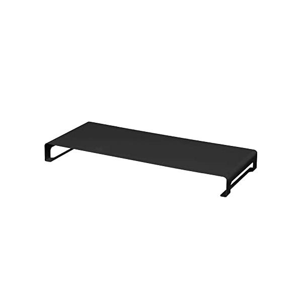 ブラック/W59xD25xH6cm/H05-59060-bk・Color:ブラックSize:W59xD25xH6cm・パッケージ個数:1・【製品仕様】商品サイズ：このモニター台は幅59cm、奥行25cm、高さ6cmの寸法を持っており、デスク...