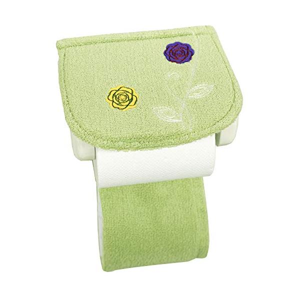 ホルダーカバー・グリーン トイレットペーパーホルダーカバー 4548622180725・・Color:グリーンStyle:ホルダーカバー・本体サイズ:約34×17×2cm・本体重量:約60g・素材・材質:(本体)綿100%、(成形部品)ポリ...