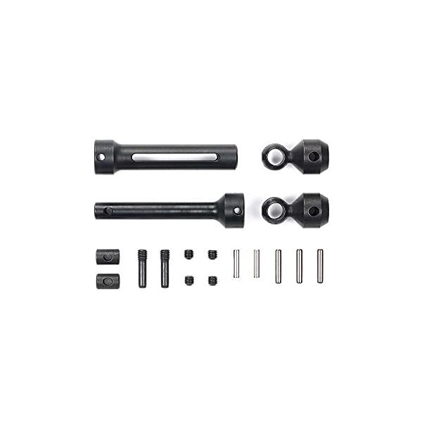 ・  54998・標準装備の樹脂製プロペラシャフトに換えて使用。・高強度素材によりシャフトがねじれにくく、耐摩耗性の高さも魅力。・足まわりの動きに合わせて伸縮し、駆動ロスを抑えて回転効率も向上します。また、つや消しブラックメッキ加工を施し、...