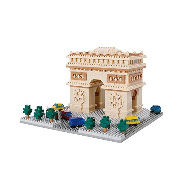 ・  NAN22644・NanoblockのアドバンスドホビーシリーズのArc De Triomphe L'etoileデラックスエディションは、高さ約4.25インチ、1560ピース入り。・難易度:1~5のスケールを基準にしています。 1つ...