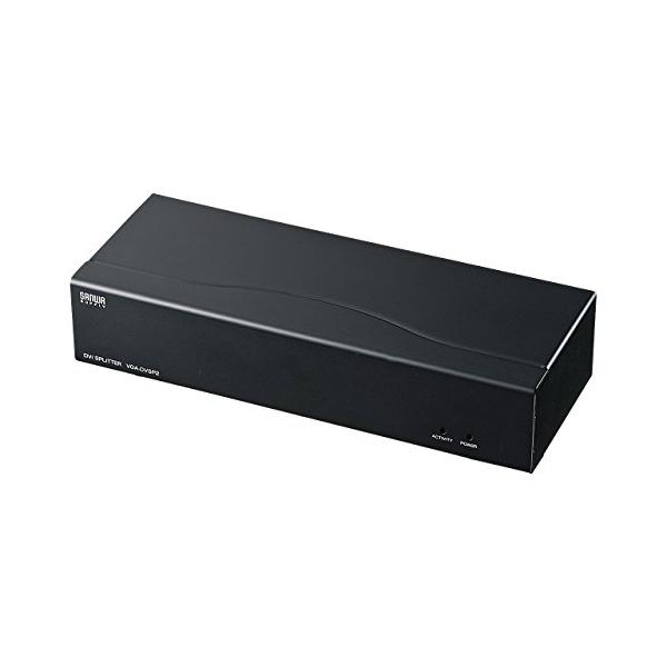 2分配・  VGA-DVSP2・・Style:2分配PatternName:単品・フルHD（1920×1080ドット）、WUXGA（1920×1200ドット）に対応し音声も同時分配できるDVI分配器・HDCP（High-bandwidth ...