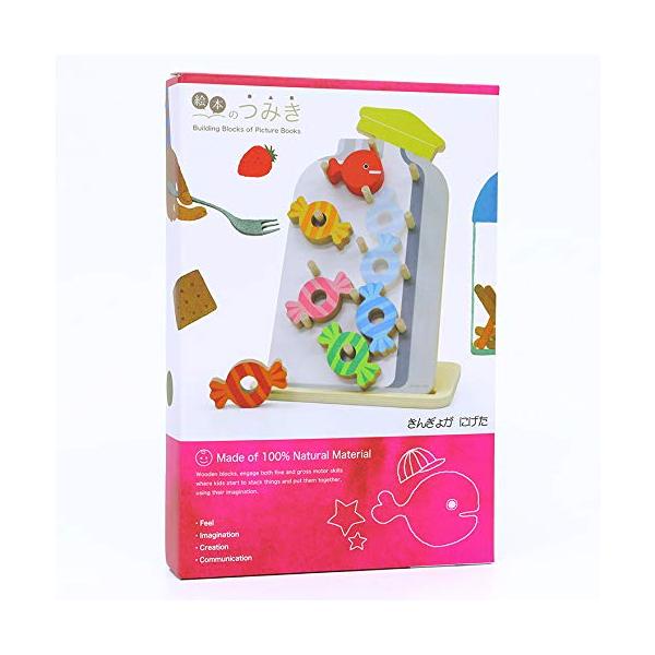 ・きんぎょがにげた/プレイセット/TM-KIN-0301  ・・Color:きんぎょがにげた/プレイセット/TM-KIN-0301・絵本のつみきシリーズ　きんぎょがにげた・絵本キャラクターをお家に飾ればインテリアとしても楽しめます。大人も子...