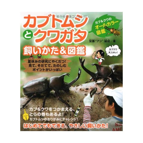 秘伝のとらの巻で教えるカブ&amp;クワのつかまえかたから、初めてカブトムシを飼うコにもわかりやすいカブトムシの持ちかた、飼いかたまでしっかり解説する。ほか、日本と世界のいろいろなカブトムシとクワガタをきれいなカラー写真で紹介、カブトムシの...