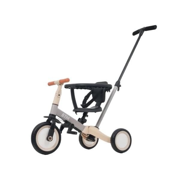 4in1グレー+ホワイト/71*51*52CM/-・Color:グレー+ホワイトStyle:4in1・【一台4役】手押し三輪車モード、三輪車モード、ランニングバイクモード、自転車モード。様々な使い方があり、工具なしで組み合わせできです。お子...