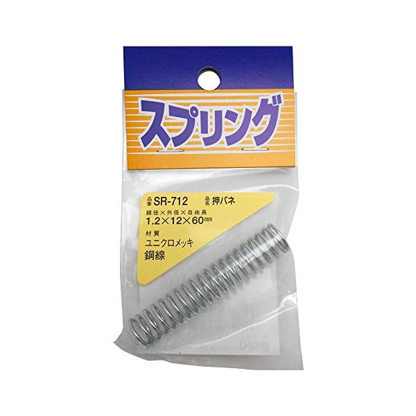 -/1.2X12X60mm/SR-712・Size:1.2X12X60mm・パッケージ個数:1・製品型番:SR-712・材質:ユニクロメッキ鋼線・梱包サイズ:6 x 5.9 x 1.4 cm・商品の重量:2 g