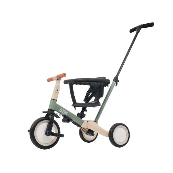 4in1グリーン+ホワイト/71*51*52CM/-・Color:グリーン+ホワイトStyle:4in1・【一台4役】手押し三輪車モード、三輪車モード、ランニングバイクモード、自転車モード。様々な使い方があり、工具なしで組み合わせできです。...