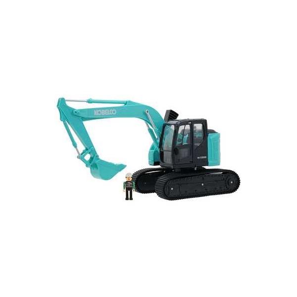 コベルコ建機SK135SR・ 1個 (x 1) 4962603008080・・Style:コベルコ建機SK135SR・人形1体付き・対象年齢3歳以上・運転席のドアが開いて人形が乗れる！・レバー操作でショベルアクション可能！・キャビンがまわる！