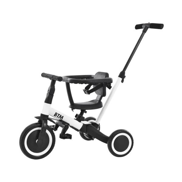 4in1ホワイト/71*51*52/MS295471AAA・Color:ホワイトStyle:4in1・三輪車サイズ：71*51*52CM，ハンドルの高さ：47.2-50.2CM，サドルの高さ：32-35CM，サドルのサイズ：22*13.5C...