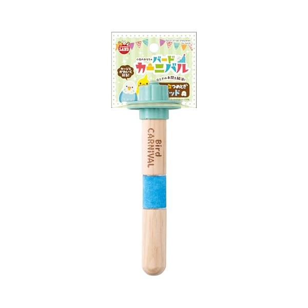 パーチdeつめとぎ ウッドウッド/-/4906456583578・Style:パーチdeつめとぎ ウッド・パッケージ個数:1・●小鳥がとまって爪とぎができるパーチです。普段のとまり木とあわせてご使用ください。・本体サイズ：約φ45×長さ16...