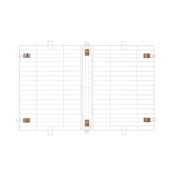 屋根・ライトナチュラル 中型犬用 PWSY-1280V・・Color:ライトナチュラル・商品サイズ（cm）：幅約115.5×奥行約76.5・重量：約2.9kg・適合犬サイズ（目安）：小型犬、中型犬・主要材質／線材：スチール（エポキシ粉体塗装...
