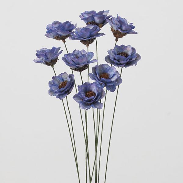 カリナフラワー　大地農園約ｃｍL　花径約4.5ｃｍ　1束10本＊自然の生花や植物を原料としています。【要　ご確認】＊ハンドメイド商品です。一部の商品でグルー等が目立つ物がございますが製造過程の物でございます。　輸送中に花弁が落ちたりすること...