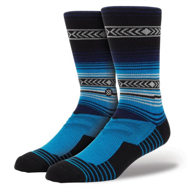 STANCE 送料無料 The Og Crew ブルー ボーダー 国内正規品 stance スタンス 靴下 カリフォルニア ストリート スケーター 西海岸　ファッション　デザイン　機能性　メンズ