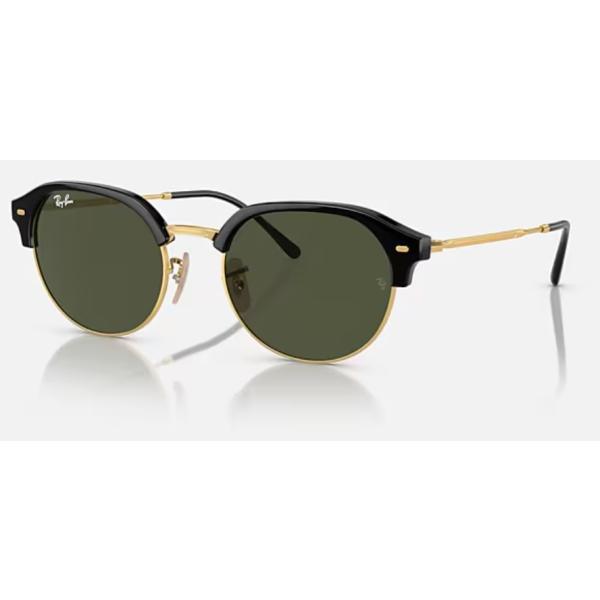 モデルコード RB4429 601/31 53-20フレームシェイプ：イレギュラーフレームカラー：ポリッシュ ゴールド上にブラックフレーム素材：インジェクトテンプルカラー：ゴールドレンズカラー：グリーンレンズタイプ：Classicヒンジから...