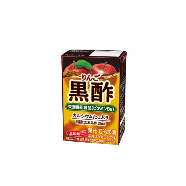 送料無料　エルビー カルシウムたっぷり くろ酢 宅配専用 125ml×30本　