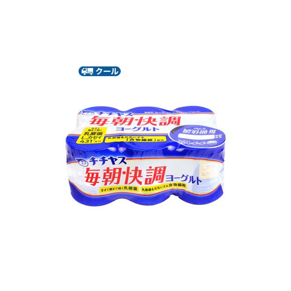 チチヤス　毎朝快調ヨーグルト（80g ×6）×４個入【クール便】〔ヨーグルト 乳酸菌 乳製品 カゼイ菌431 食物繊維 〕送料無料 食べる