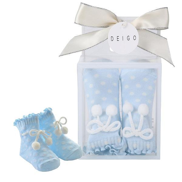 可愛いベビーの小さな小さなソックスです。抱っこされた足のつま先や、バギーからピョコンと飛び出したつま先がとってもキュートになっちゃいます。ソックスは日本製なので履き心地もとっても柔らかです。ソックスには柔らかくて脱げにくい「L字加工」がされ...