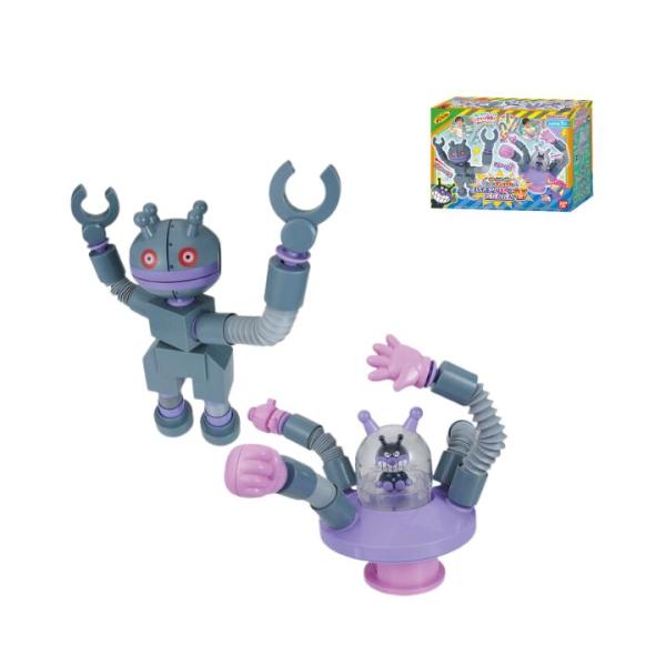 「まげて！のばして！くっつけて！くねくねチューブメカシリーズ」より、「バイキンUFO」と「だだんだん」のスペシャルセットが登場！2体セットで、遊びの幅がさらに広がります！チューブと吸盤の感覚がクセになる新感覚の組み立て玩具！吸盤をピタッとく...