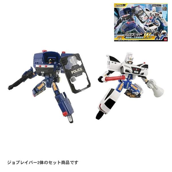 ジョブレイバーとアニメみたいに合体！別売のジョブレイバーたちと一緒に街を守ろう！【商品内容】アーマービークル（トヨタ クラウン 覆面パトロールカー)上半身パーツ(1)、アーマービークル（トヨタ クラウン 覆面パトロールカー)下半身パーツ（右...